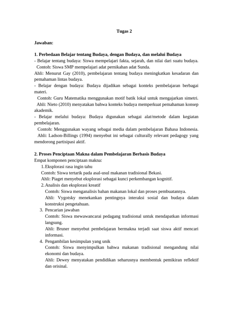 Jawaban Tugas Tutorial 1 | PDF