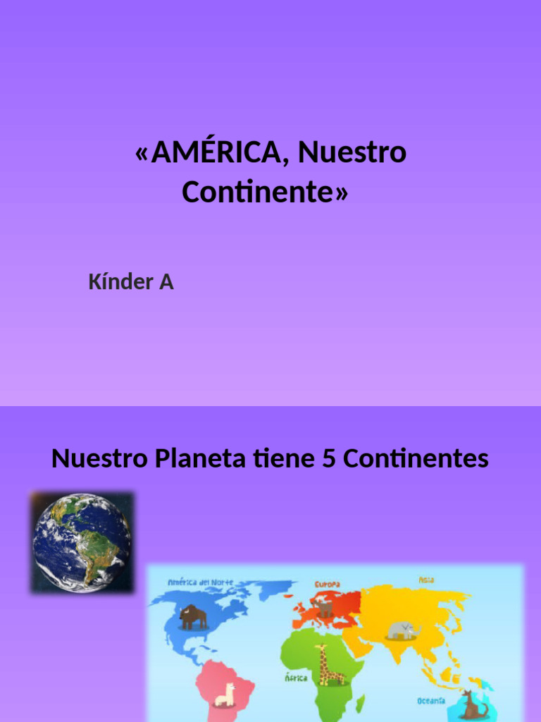 AMÉRICA, Nuestro Continente | PDF