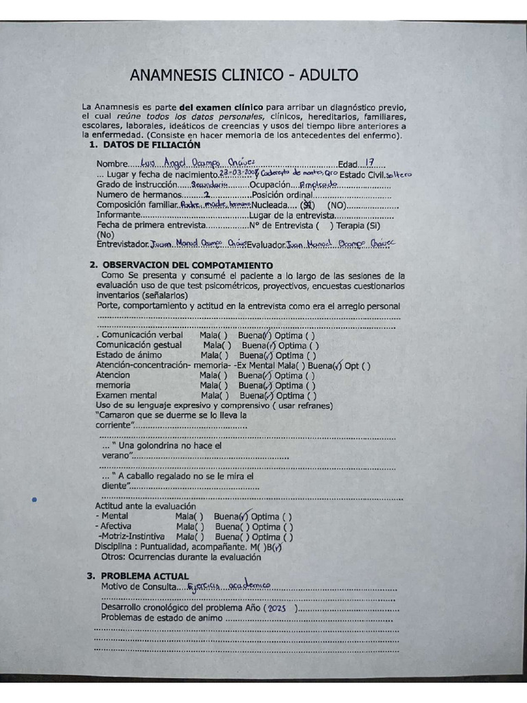 Anamnesis NB Ad | PDF