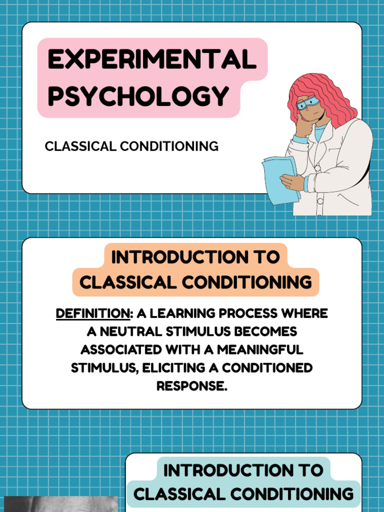 Group # 02 Classical Conditioning | PDF | Classical Conditioning | Mental Processes