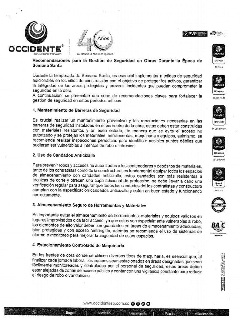 Radicado Recomendaciones Obra Cajica | PDF