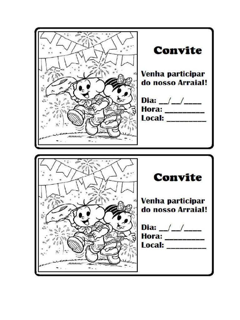 Convite Festa Junina (Zilmar) | PDF