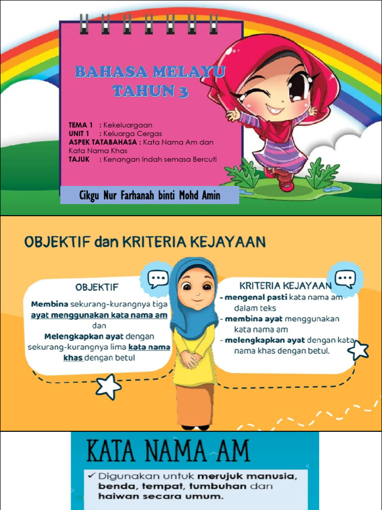 BM THN 3-Kata Nama Am Dan Khas | PDF