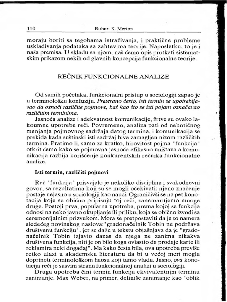Recnik Funkcionalne Analize | PDF