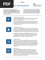 Npsa Role Based Protective Security Risk Assessment Guidance | PDF | Risk | Computer Security