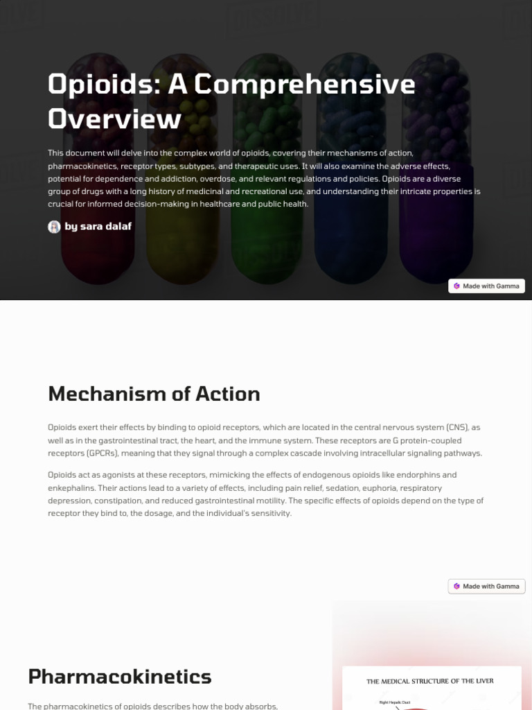 Opioids: Mechanisms, Uses, and Risks | PDF | Opioid | Opioid Use Disorder
