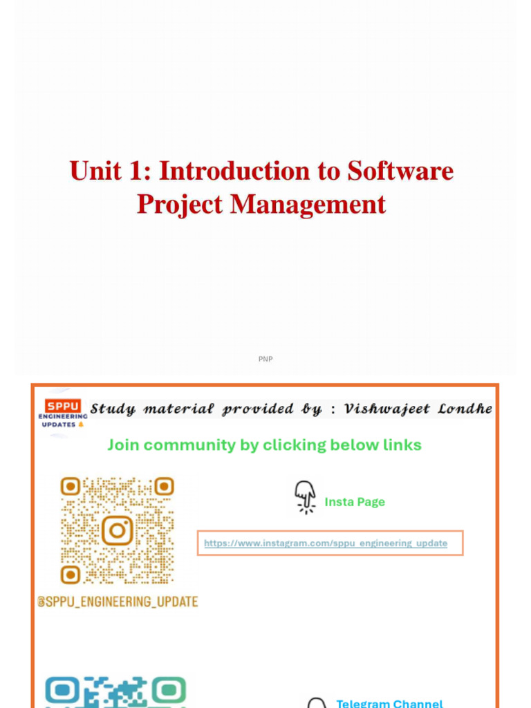 SPM unit-1 PPT | PDF