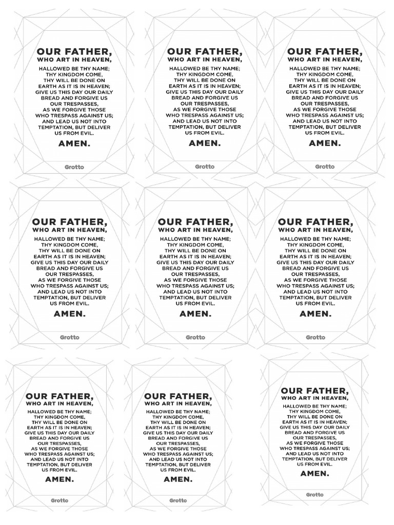 Our Father Prayer | PDF