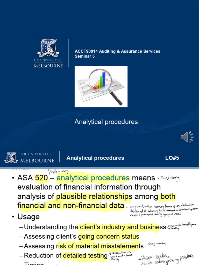 5.5 ACCT90014 - Analytical Procedures | PDF | Business