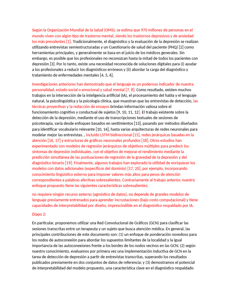 grpah paper | PDF | Trastorno depresivo mayor | Depresión (estado de ánimo)