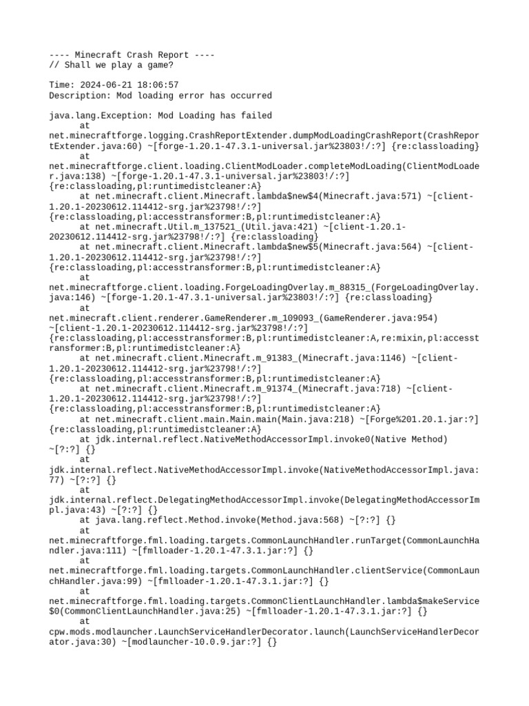 Crash 2024 06 21 - 18.06.57 FML | PDF | Central Processing Unit | Computer Engineering