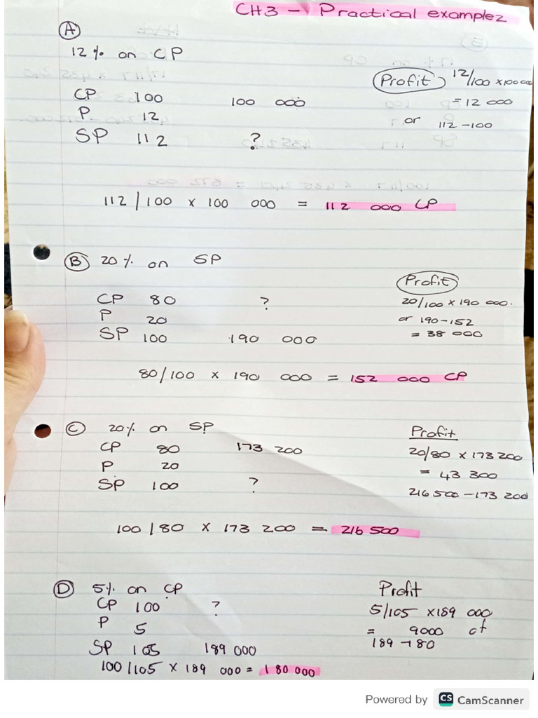 CH 3 Practical Example 2 Memo | PDF