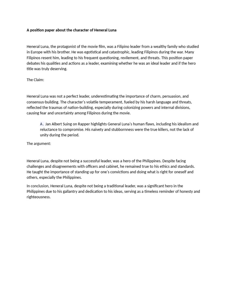 RPH Position Paper | PDF