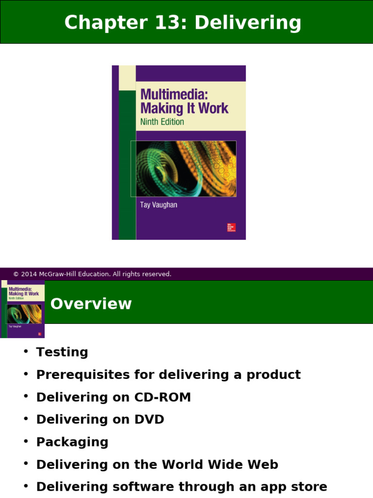 Chapter 13 PPT, 9th Ed | PDF | Dvd | Cd Rom