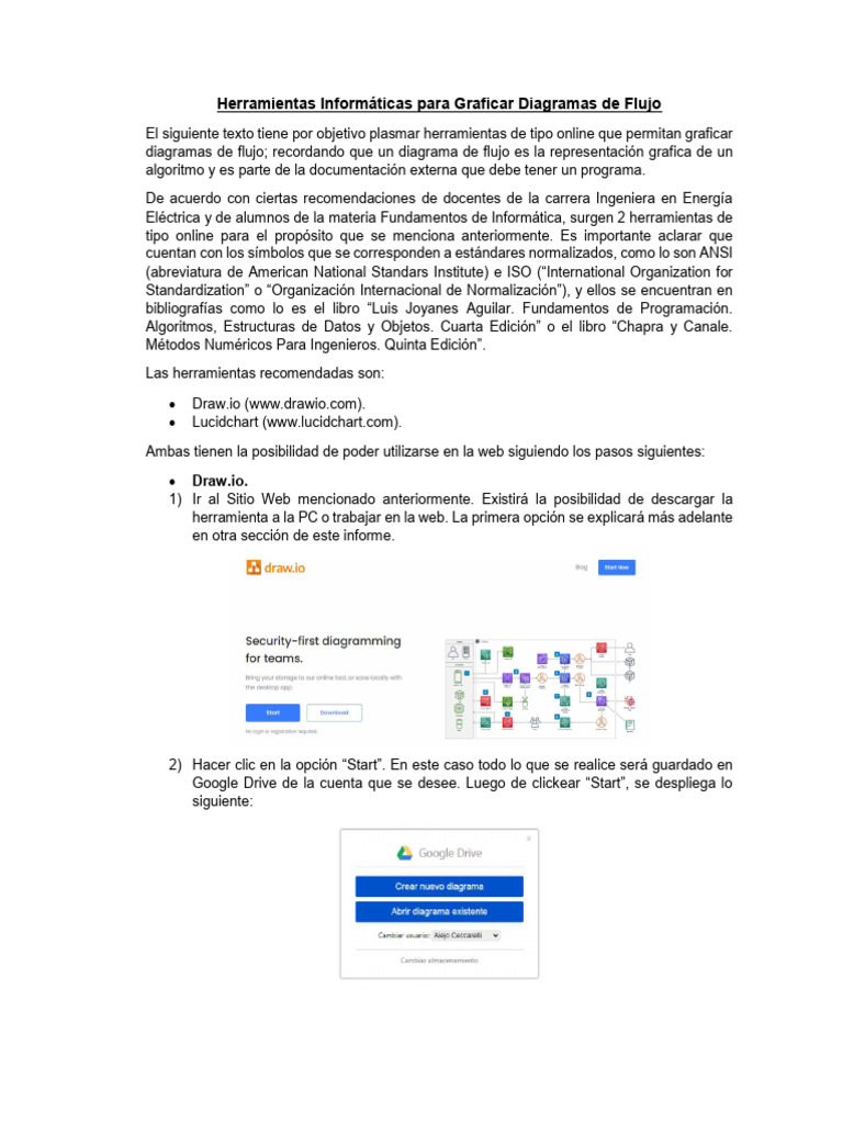 Herramientas para Graficar Diagramas de Flujo (2) | PDF | Archivo de computadora | Organización ...