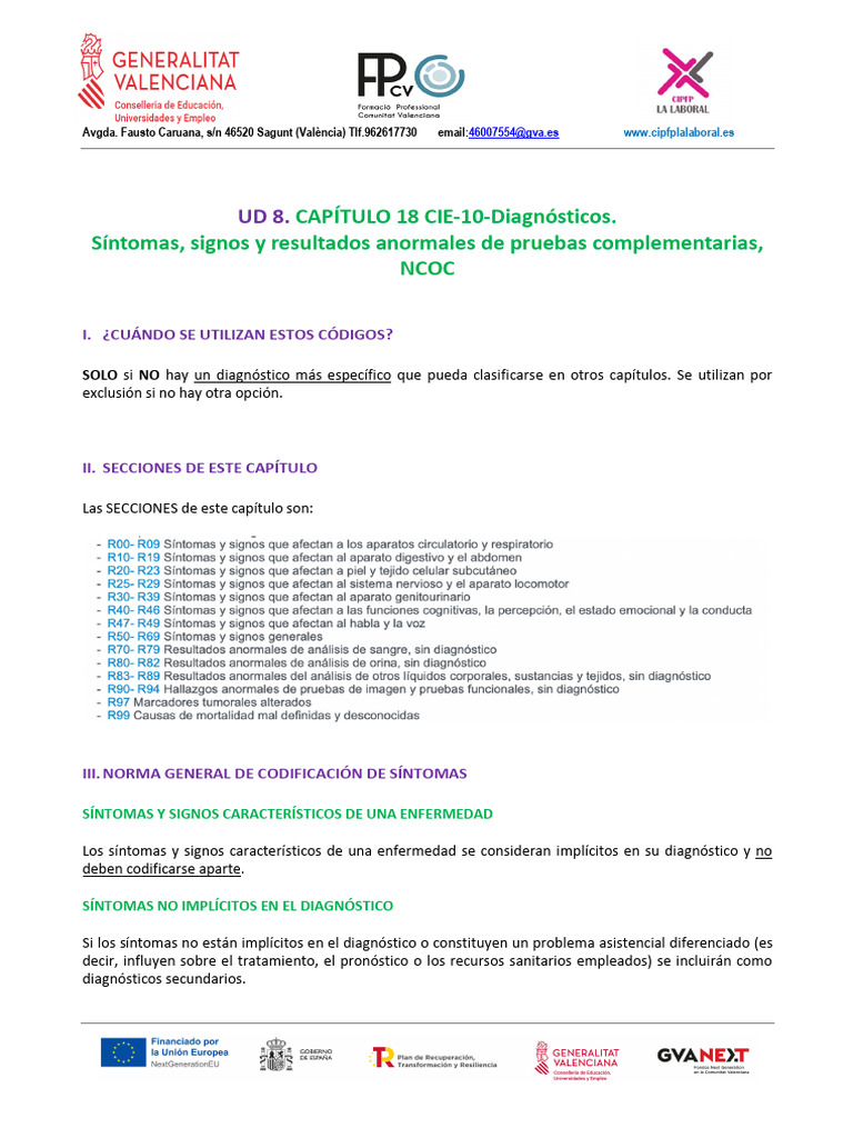 Dosier UD8 | PDF | Diagnostico medico | Coma