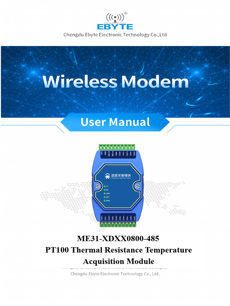 ME31-XDXX0800-485+User+Manual EN V1.0 | PDF | Transmission Line ...