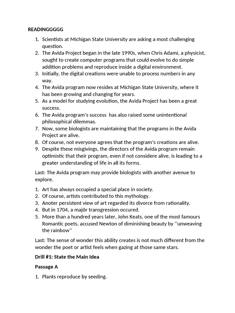 Reading Practice | PDF | Intel | Question