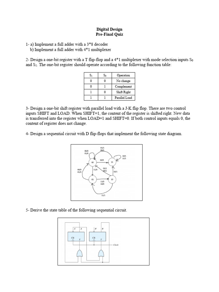 Sample Final Questions | PDF