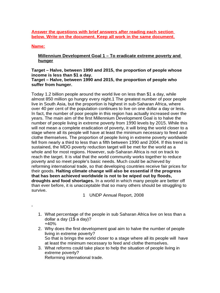 Comprehension - Poverty-Alpaca Farming | PDF | Poverty | Poverty ...