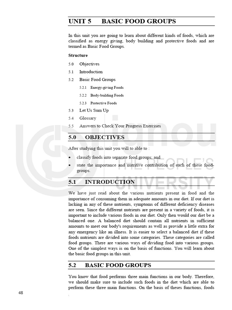 Unit 5 | PDF | Foods | Vegetables