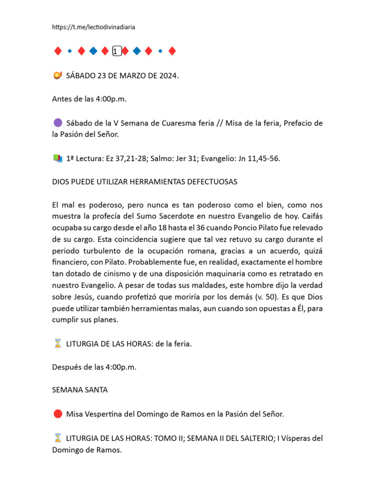 23 Mar 24 | PDF | Jesús | Cristo (título)