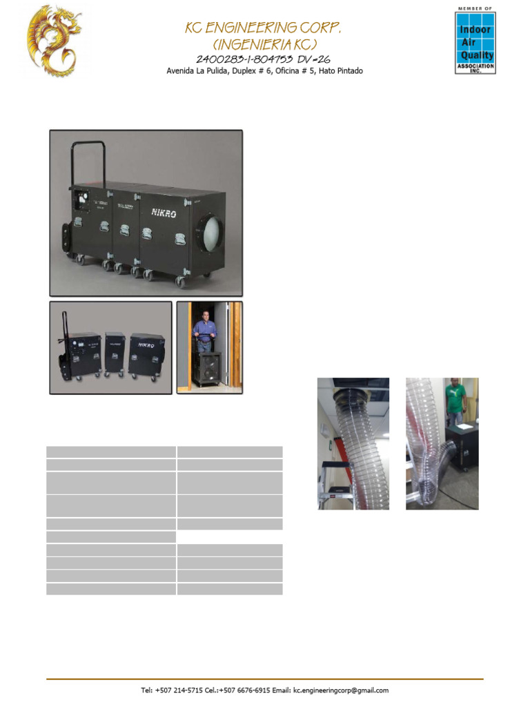 KC Engineering - Duct Cleaning Equipment - Rev.22-ago-2019 | PDF ...