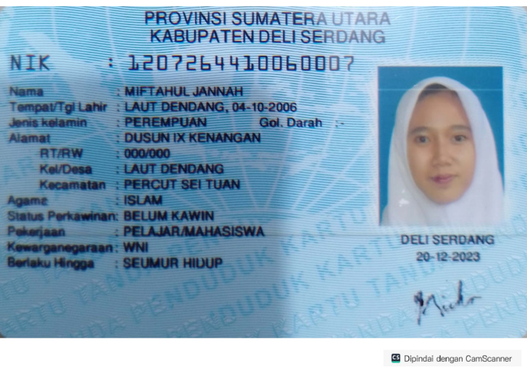 Scan KTP Miftah | PDF