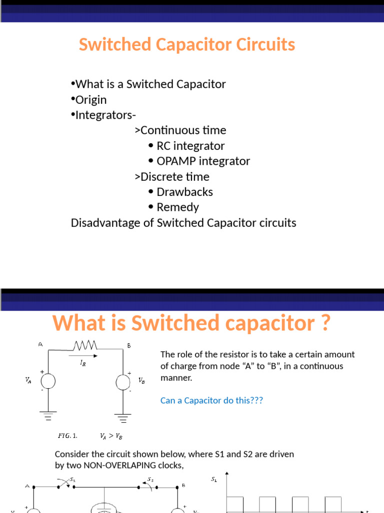 3 Switched Capacitor | PDF | Mosfet | Capacitor