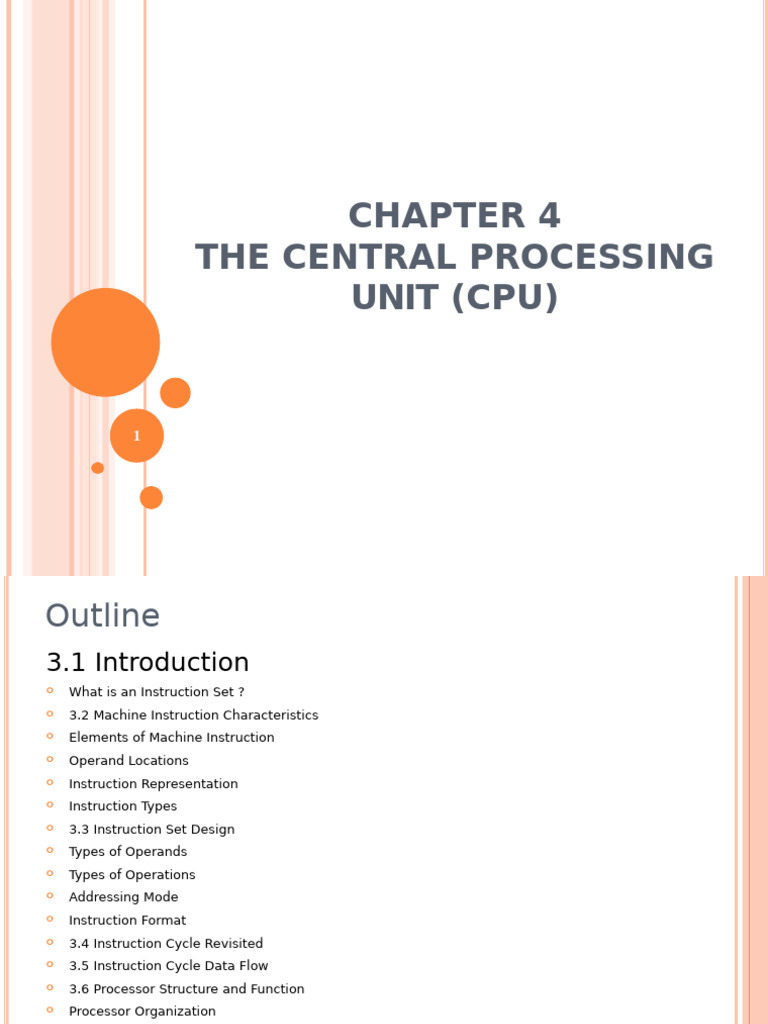 Chapter4 2017SemIIEEngstd | PDF | Central Processing Unit | Computer Architecture