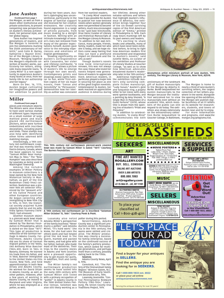 Ant - 011 - 052325 Miller Pottery Page 11 | PDF | Jane Austen