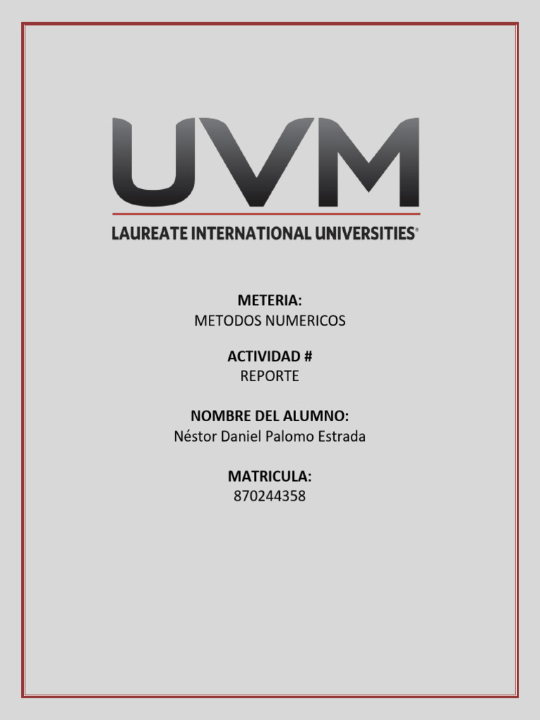A#1 Ndpe | PDF | Exactitud y precisión | Algoritmos