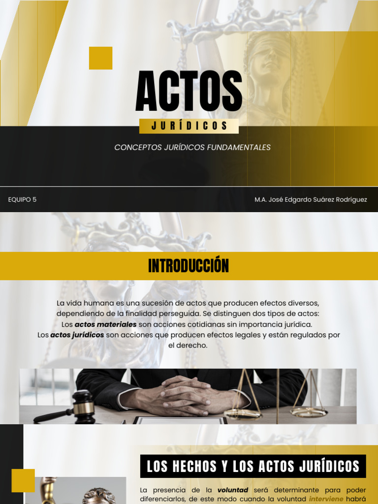 Actos Jurídicos | PDF | Justicia | Crimen y violencia