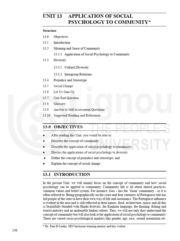 Unit 13 | PDF | Prejudices | Stereotypes