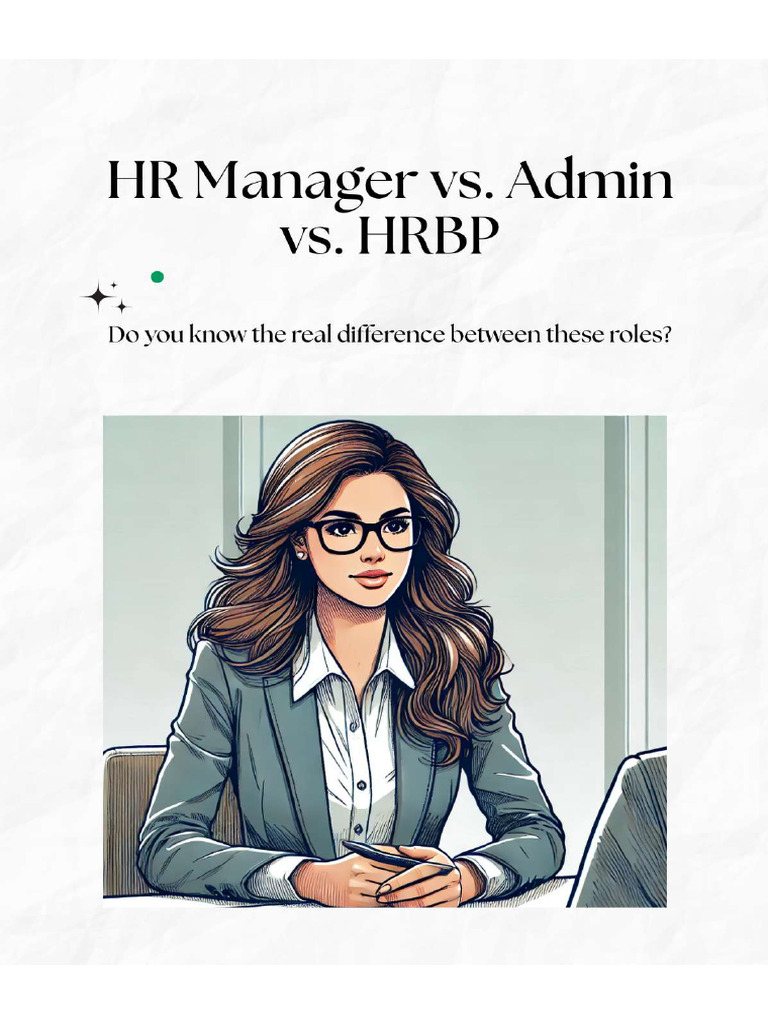 HR Manager vs. Admin vs. HRBP_ What's the Real Difference_ | PDF