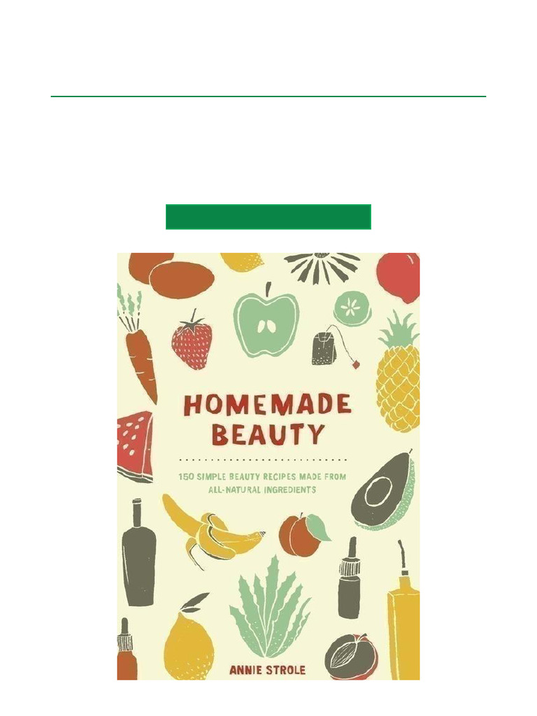 Homemade Beauty Recipes PDF Download | PDF