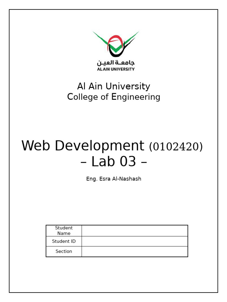 Lab3 WebDevelopment | PDF