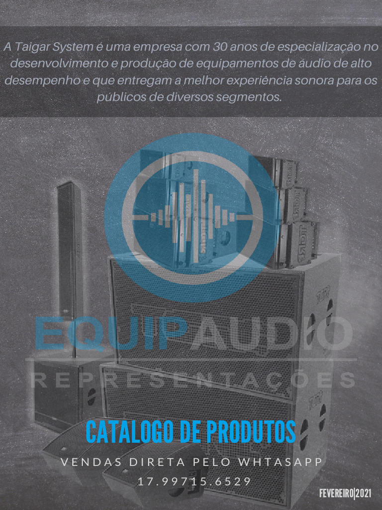 TAIGAR SYSTEM Catálogo Completo | PDF | Acústica | Mecânica Clássica