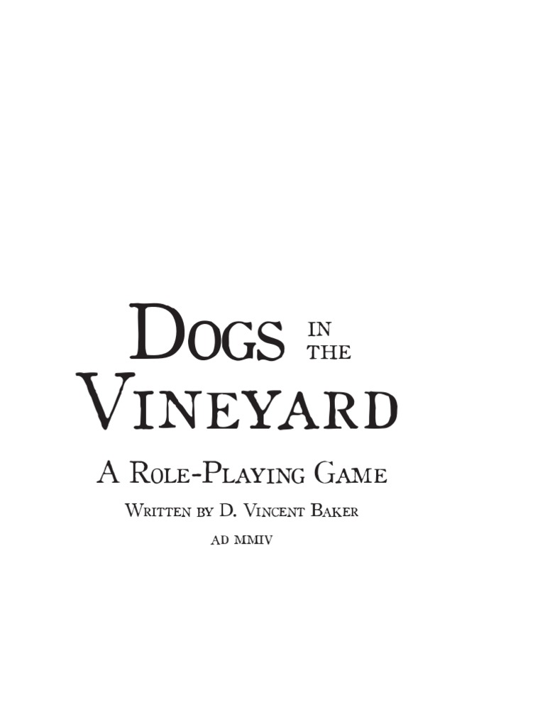 Dogs in The Vineyard | PDF