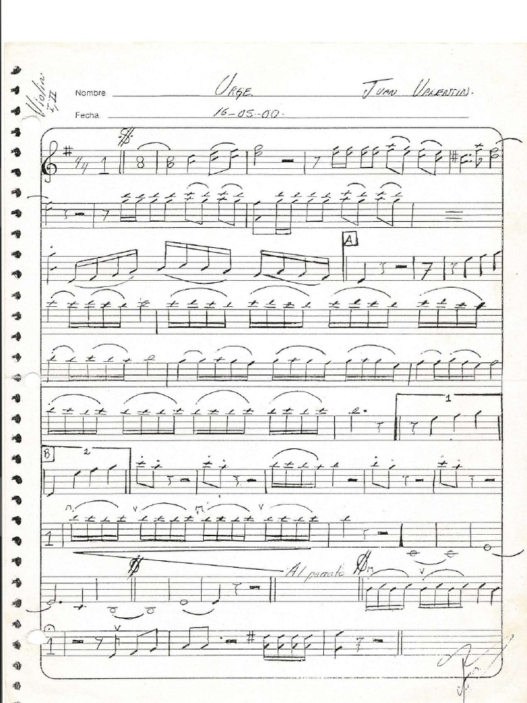 Urge - Juan Valentin | PDF