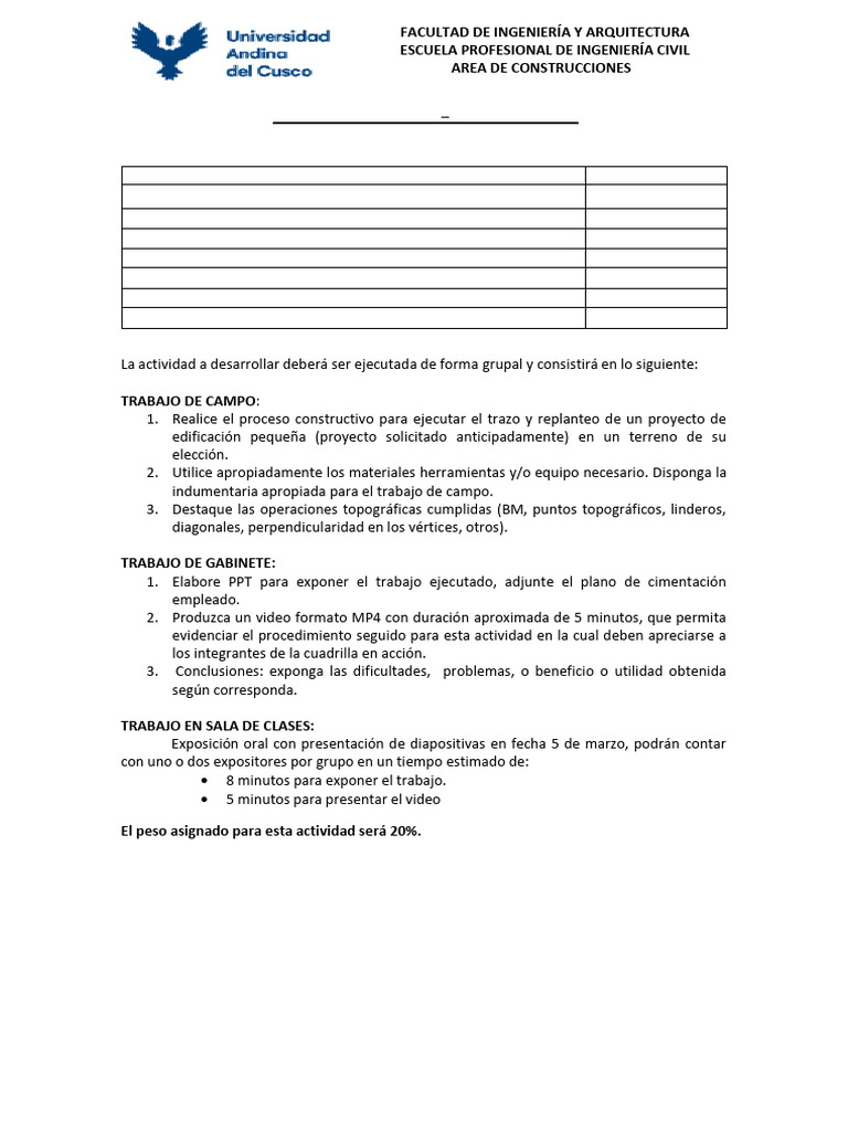 Practica Calificada - 1ra Und | PDF