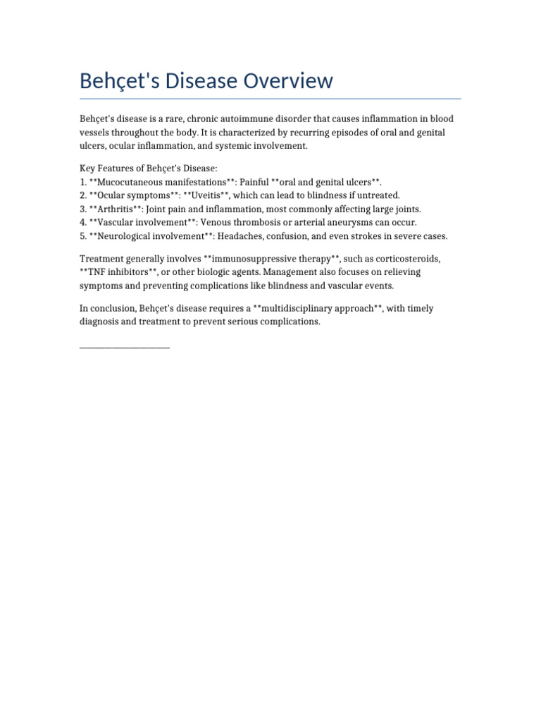 behcets_disease_overview | PDF