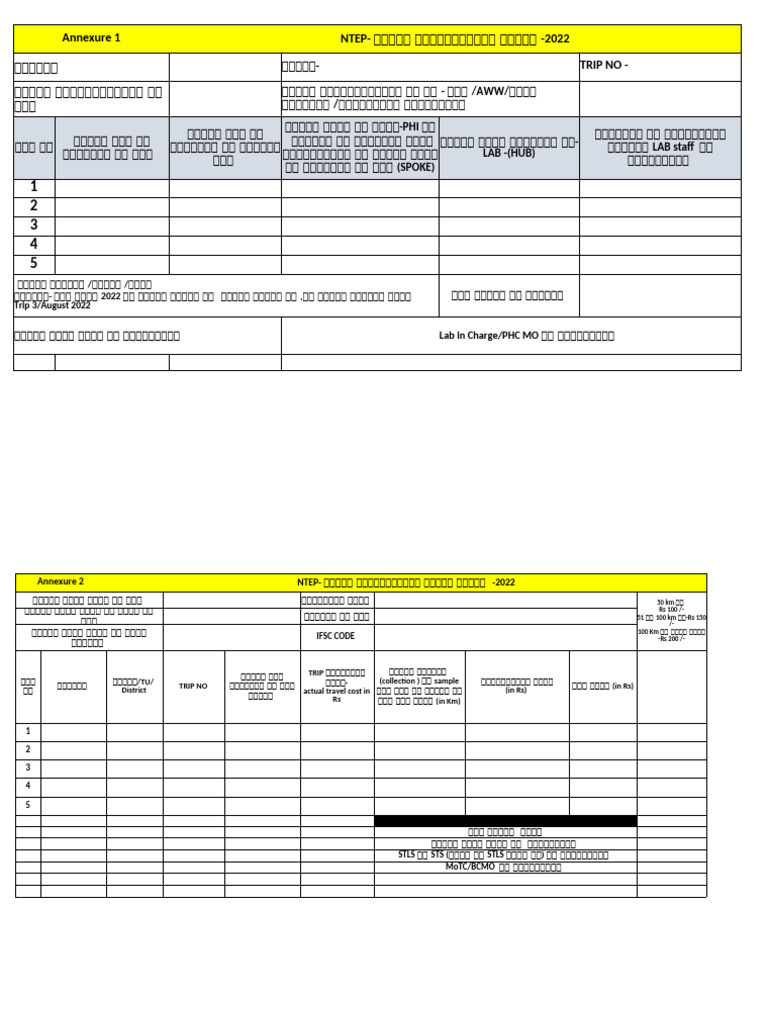 Sample Transport Form (1) | PDF