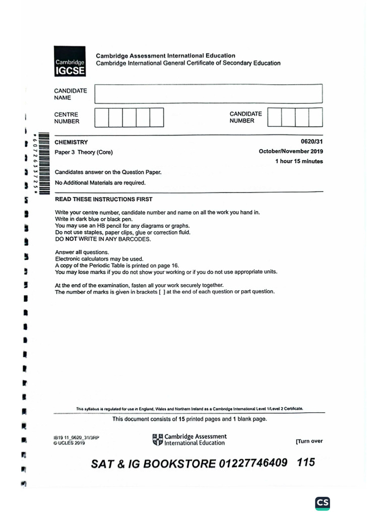 Chemistry - 250508 - 225828 | PDF