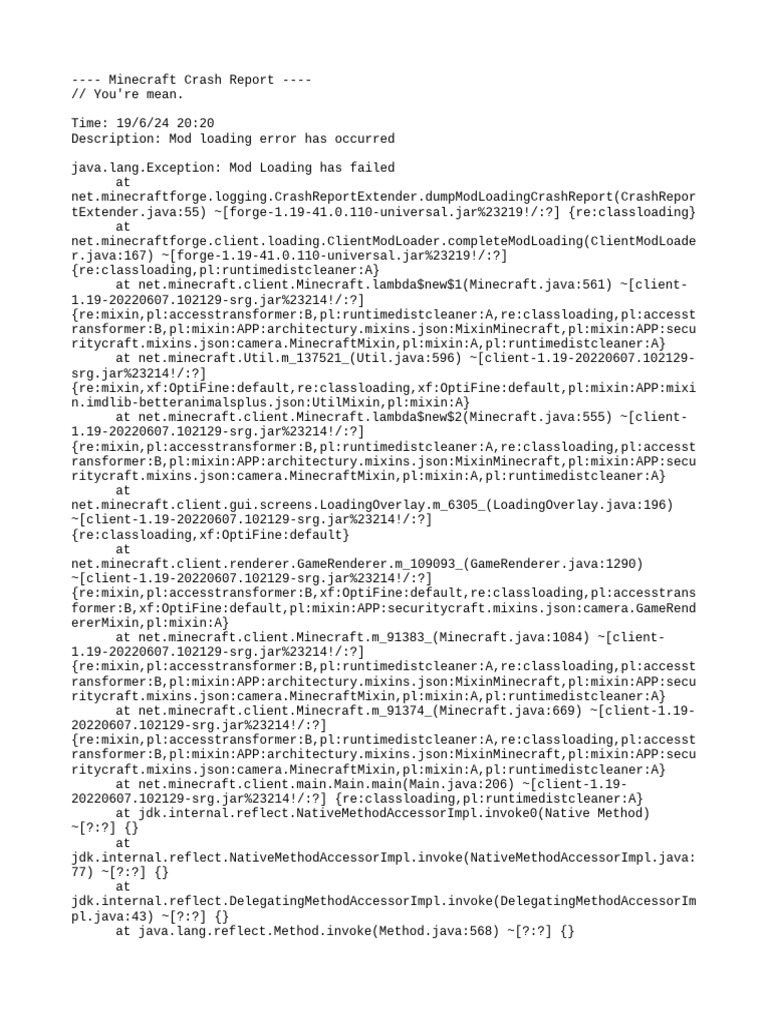 Crash 2024 06 19 - 20.20.25 FML | PDF | Central Processing Unit | Computer Engineering