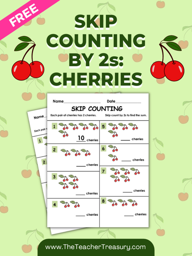 Skip Counting by 2s Worksheet | PDF