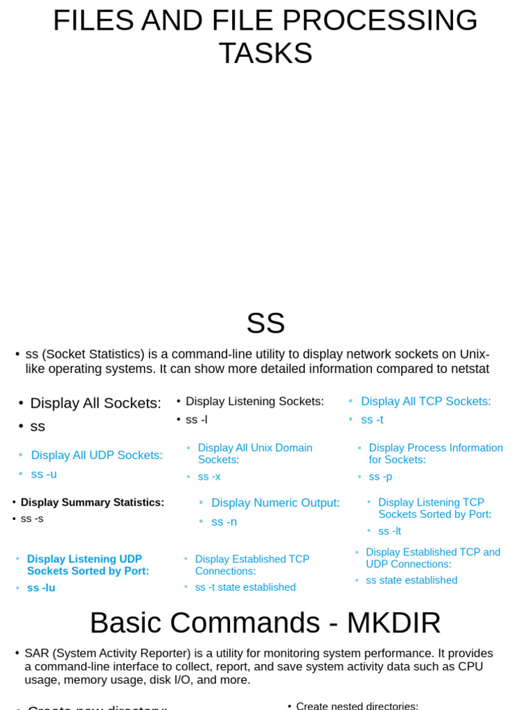 Essential Unix File Commands Guide | PDF | Filename | Sudo