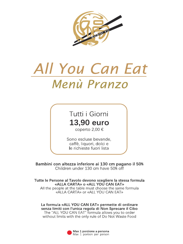Menu Pranzo Sushi Fu Desenzano | PDF | Sushi | Sauce