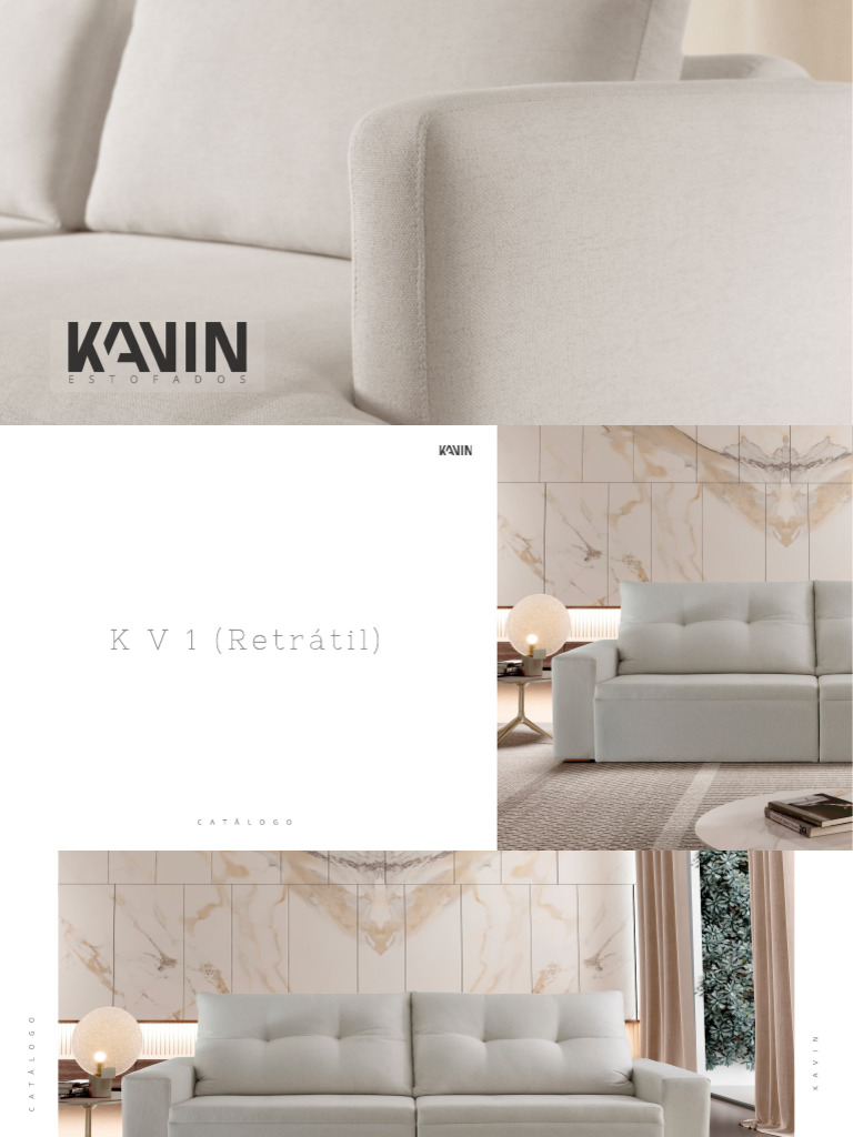 CATÁLOGO de sofas KAVIN 2024 CATÁLOGO de sofas KAVIN 2024 | PDF | Materiais