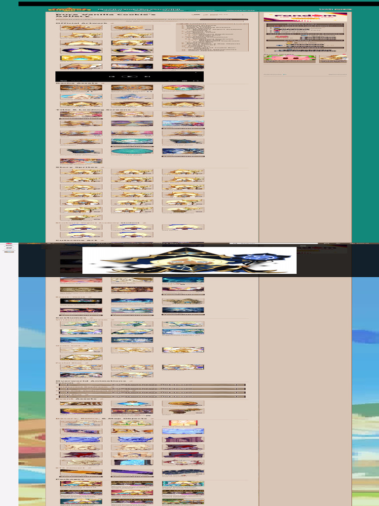 Pure Vanilla Cookie Sprite Gallery | PDF | Hypertext | Web 2.0